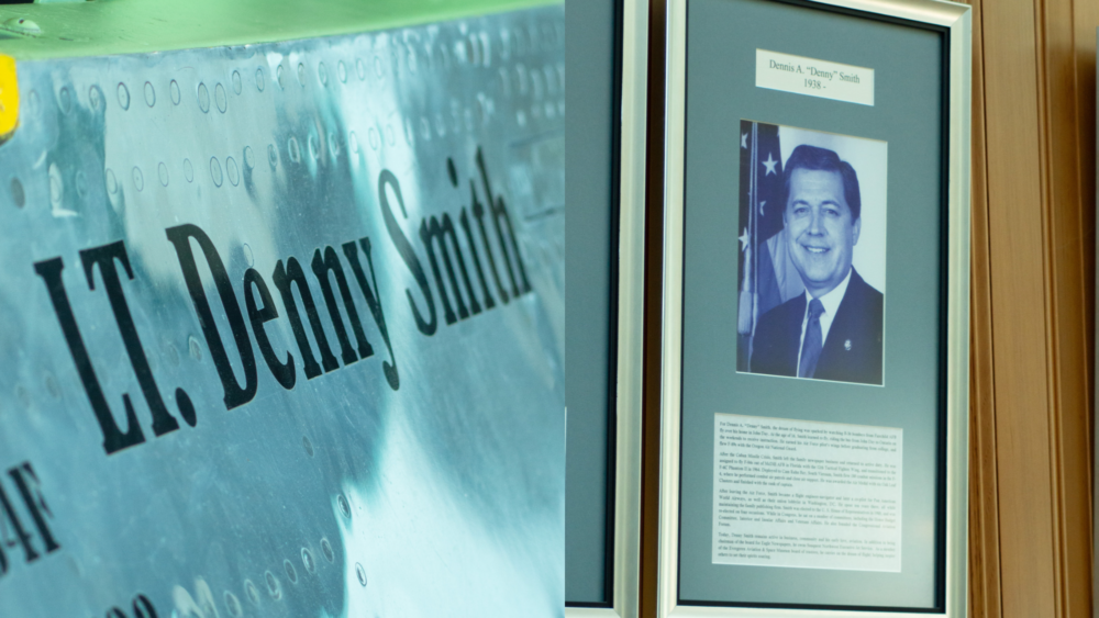 Unveiling the F-84 Cockpit & Celebrating Veteran Denny Smith ...